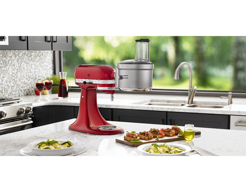 KitchenAid® Food Processor Attachment with Commercial Style Dicing Kit & Reviews | Perigold